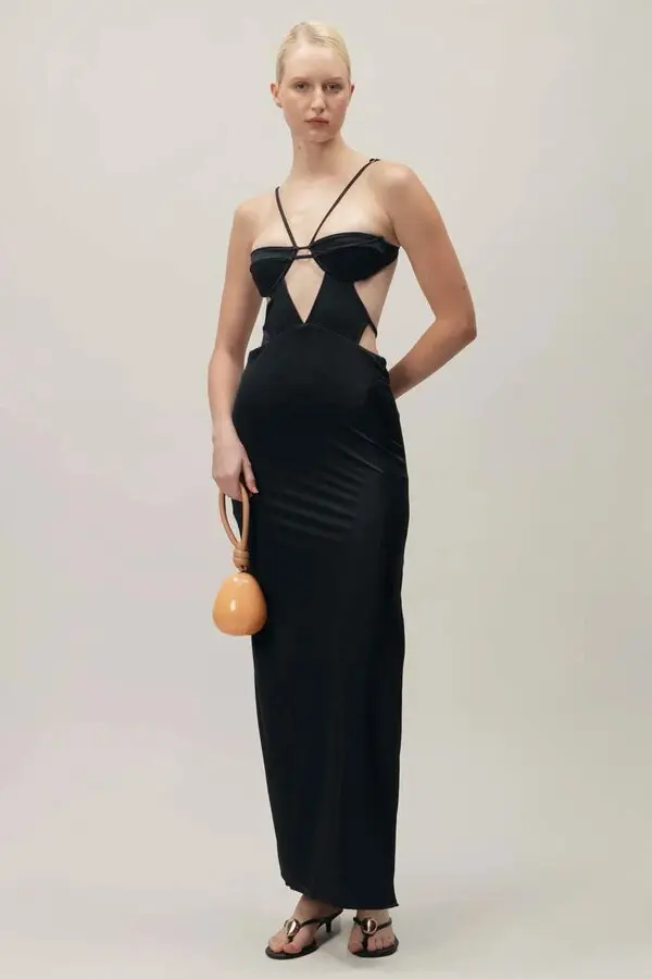 BAOBAB Amaral Maxi Dress - Obsidian