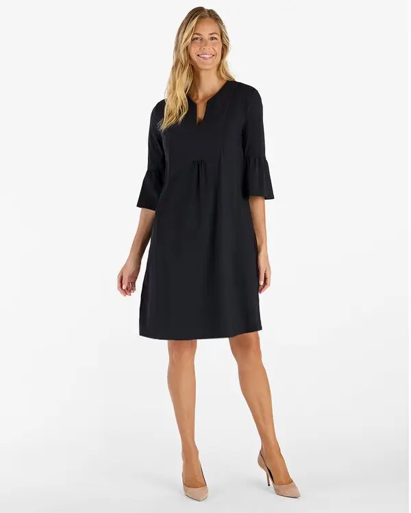 Jude Connally Kerry Dress In Lightweight Jude Cloth - Black / Regular