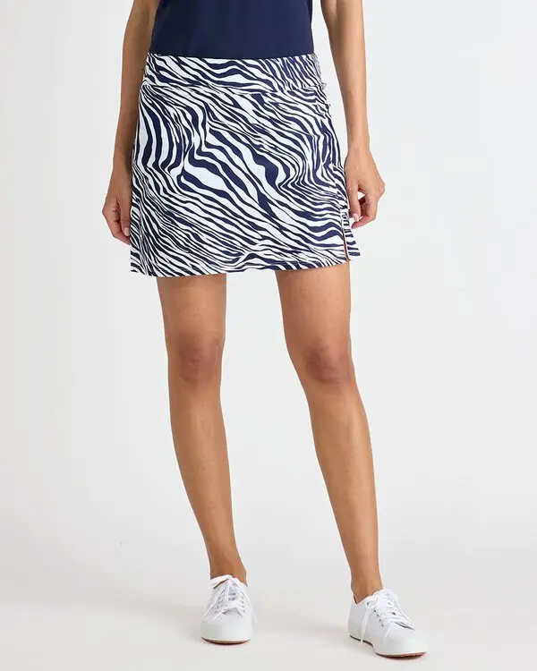 Jude Connally Morgan Skort Jude Cloth - Zebra Navy