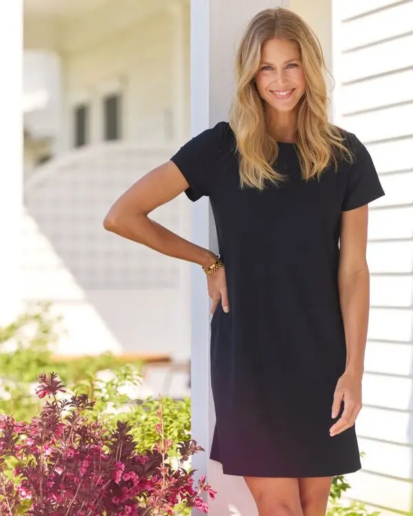 Jude Connally Ella Dress Lightweight Jude Cloth - Black