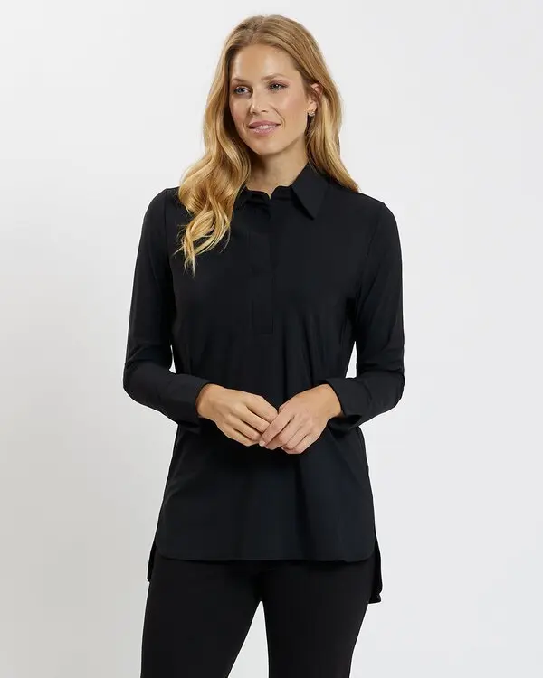 Jude Connally Hadley Top Lightweight Jude Cloth - Black