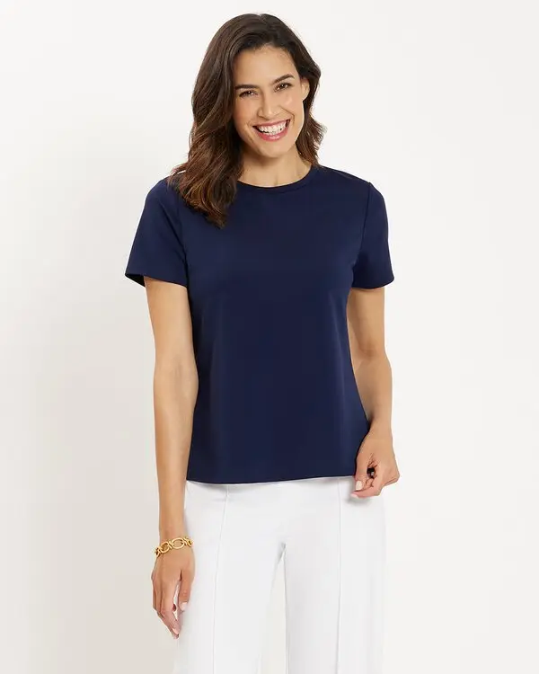 Jude Connally Gia Tee Jude Cloth - Navy