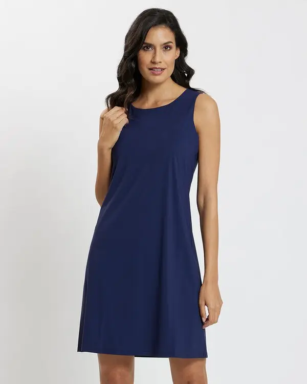 Jude Connally Beth Dress Lightweight Jude Cloth - Navy / Regular