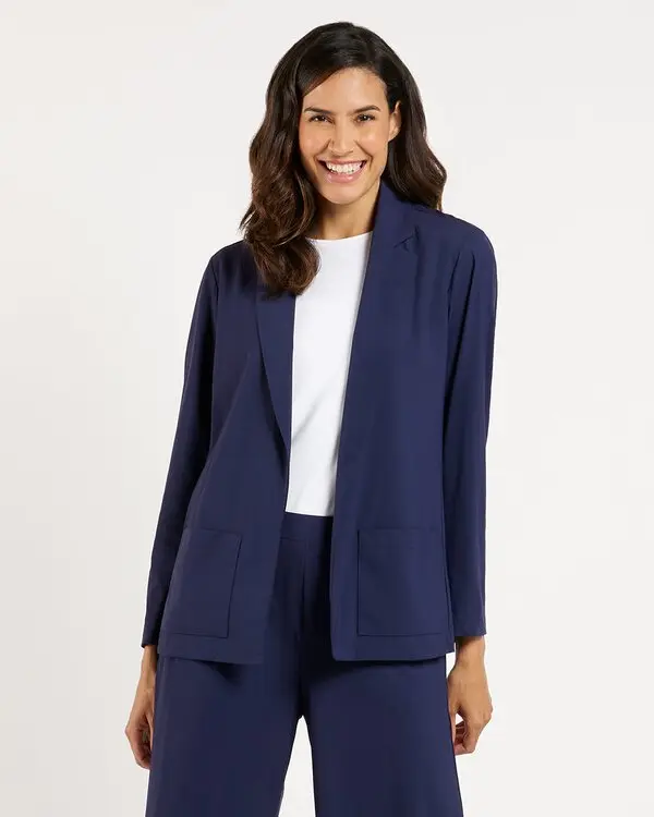 Jude Connally Mindy Jacket Lightweight Jude Cloth - Navy