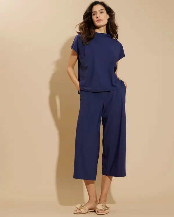Jude Connally Tillie Top Lightweight Jude Cloth - Navy