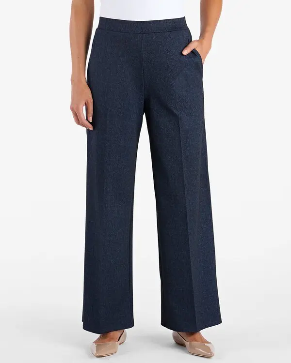 Jude Connally Nicolette Wide-leg Pants - Navy