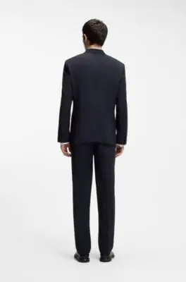 Hugo Extra-slim-fit Jacket In A Wool Blend