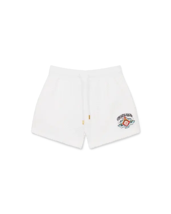 Casablanca Waves Monogram Towelling Shorts
