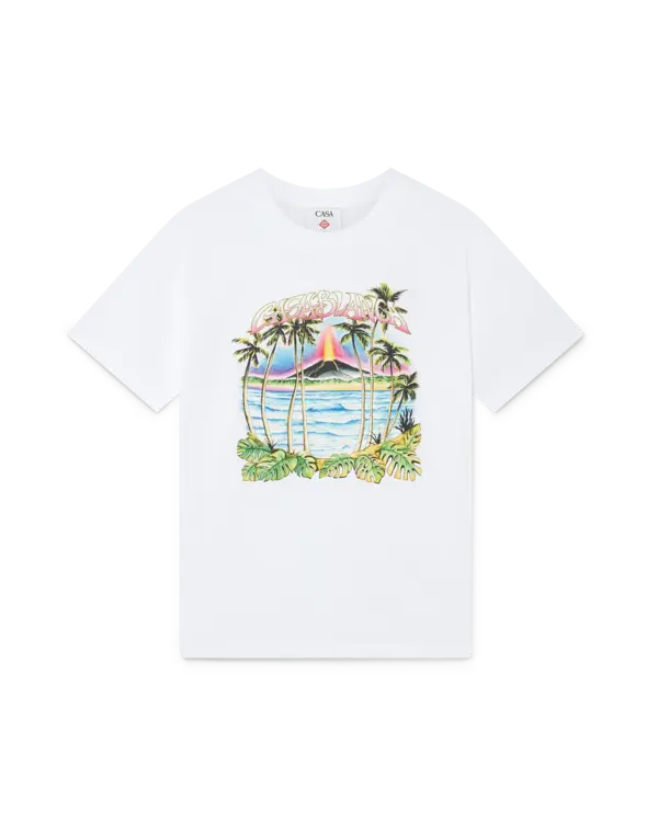 Casablanca Volcano Short Sleeve T-shirt