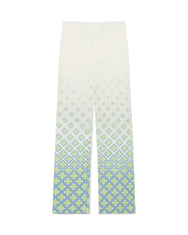 Casablanca Degrade Monogram Linen Trousers - Multicolor