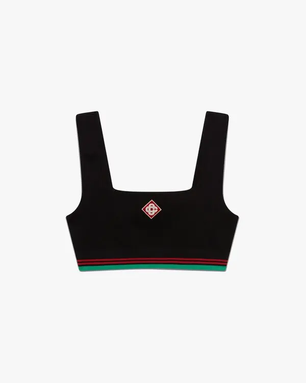 Casablanca Seamless Bralette By - Black