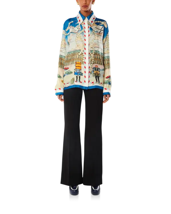 Casablanca Place Casa Silk Shirt
