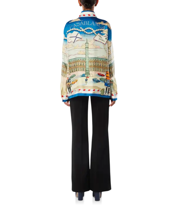 Casablanca Place Casa Silk Shirt