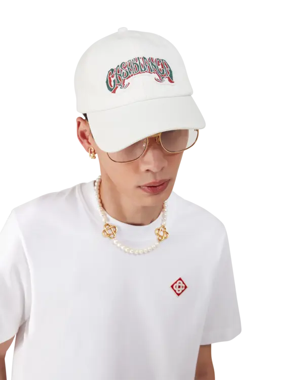 Casablanca Gothic Logo Cap