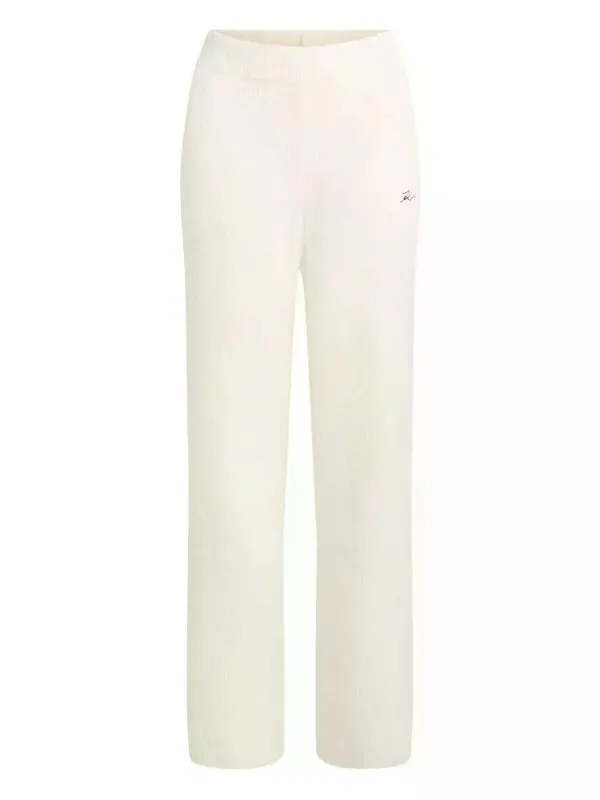 Karl Lagerfeld Signature Fleece Lounge Trousers - Neutrals