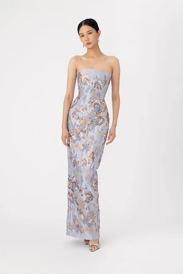 SAU LEE Ilsa Strapless Gown