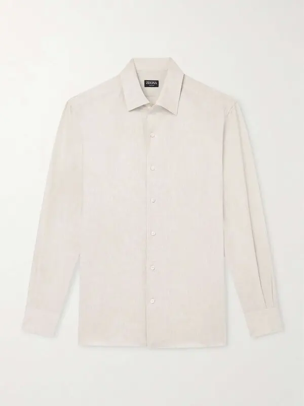 Zegna Linen Shirt - Ivory