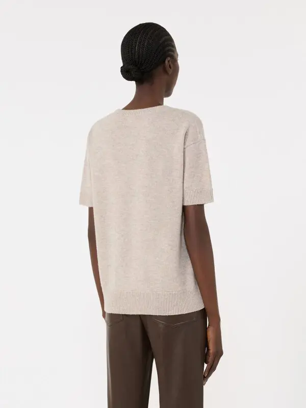 Max Mara Wool And Cashmere Intarsia Knit Sweater