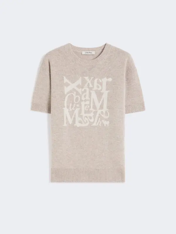 Max Mara Wool And Cashmere Intarsia Knit Sweater