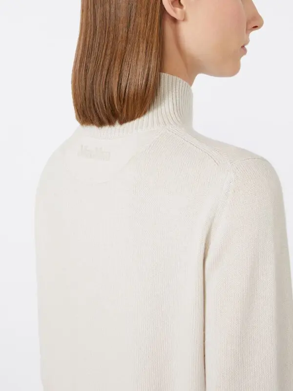 Max Mara Wool And Cashmere High Neck Sweater