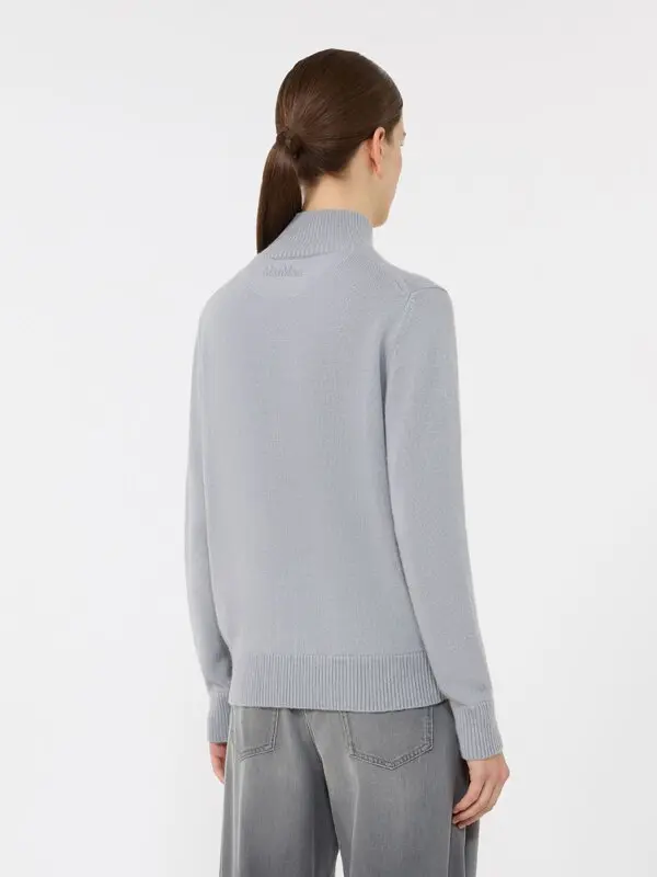 Max Mara Wool And Cashmere Polo-neck Sweater