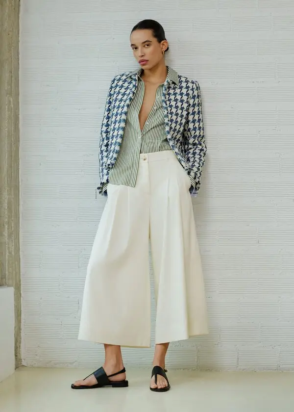 ME+EM Double Pleat Culotte