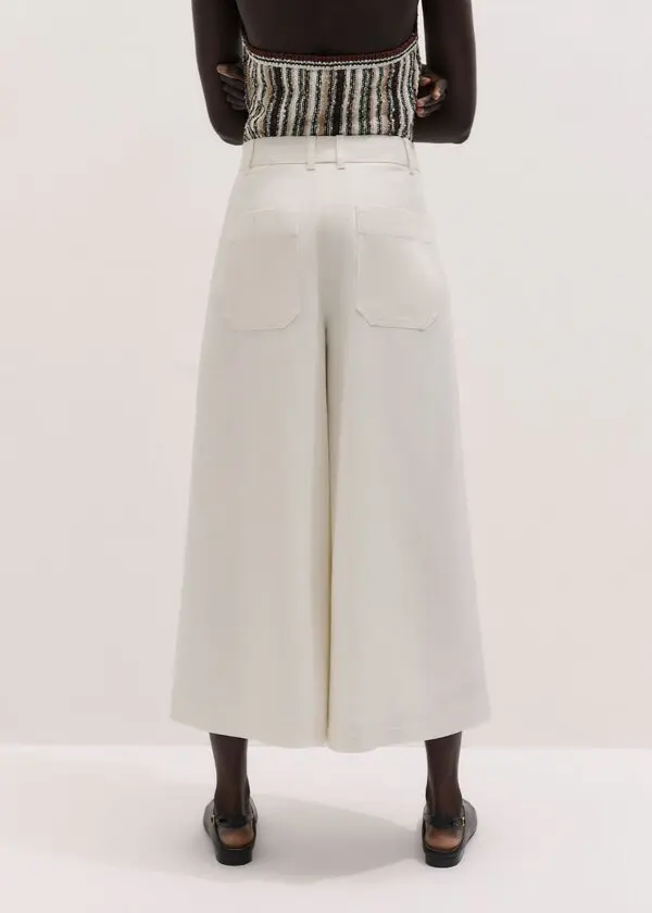 ME+EM Double Pleat Culotte