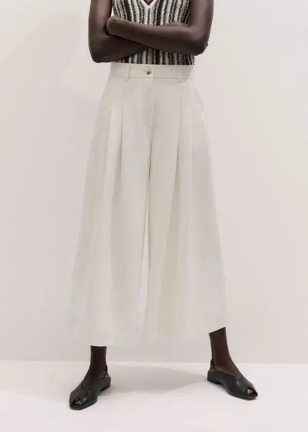ME+EM Double Pleat Culotte