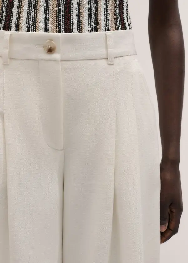ME+EM Double Pleat Culotte