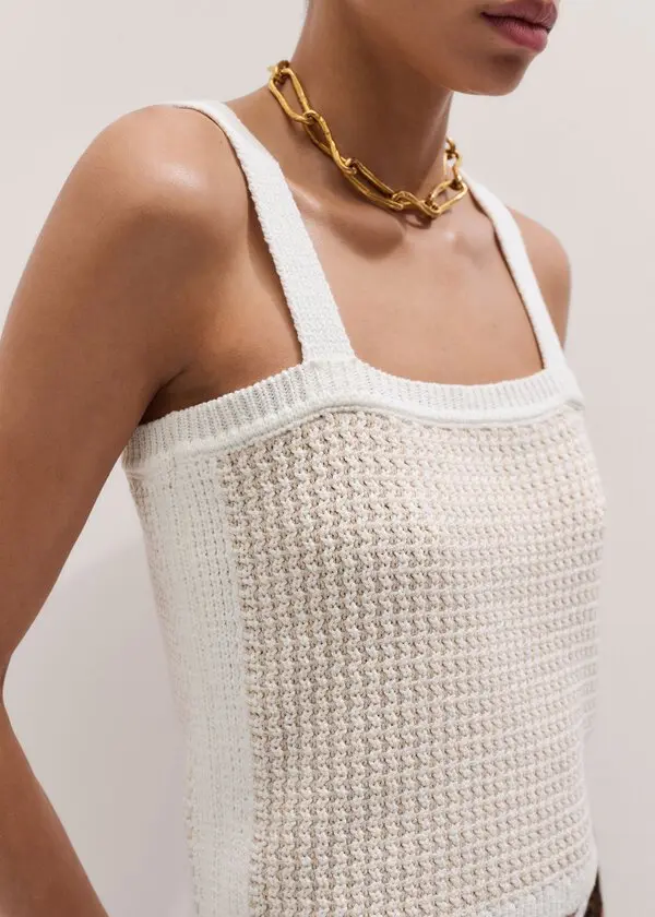 ME+EM Crop Knit Tank
