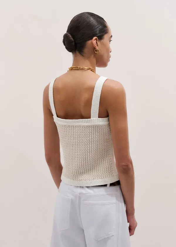 ME+EM Crop Knit Tank