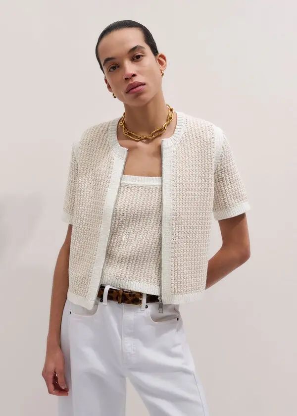 ME+EM Crop Knit Tank