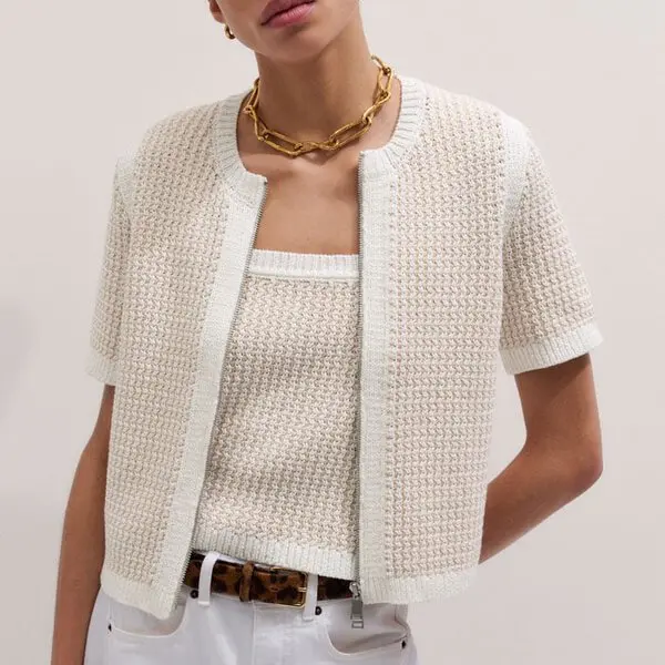ME+EM Crop Knit Tank