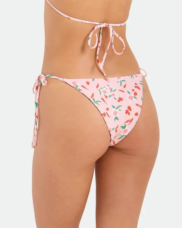 Volcom Sweet & Spicy Tie Side Reversible Bikini Bottom