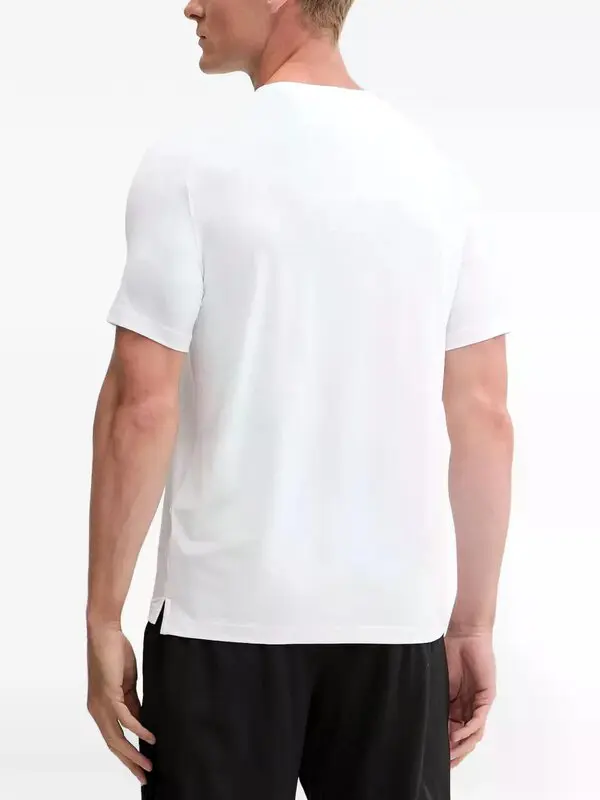 EA7 Logo-print Crew-neck T-shirt