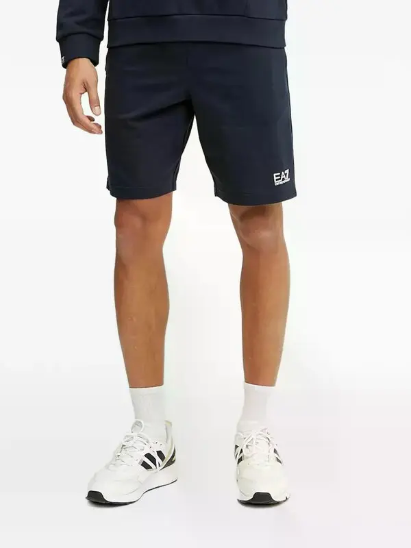 EA7 Logo Print Shorts