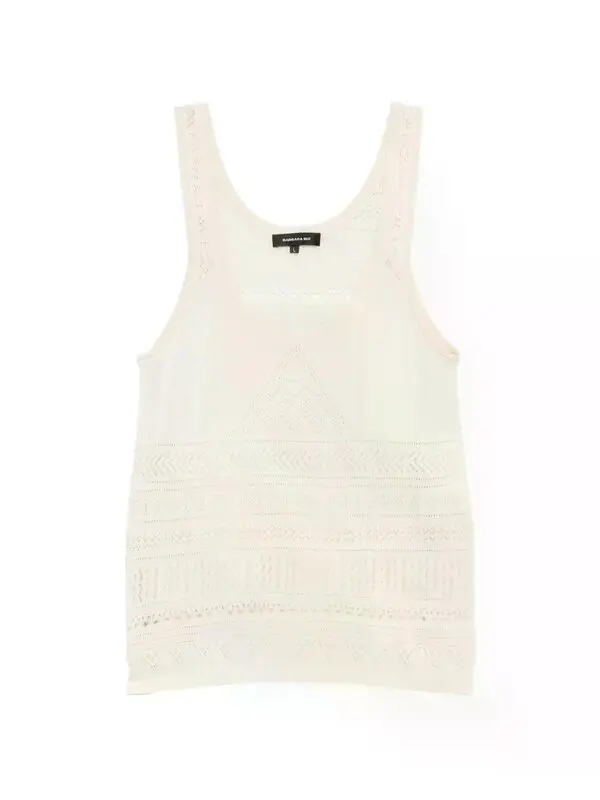 Barbara Bui Openwork Knit Tank Top