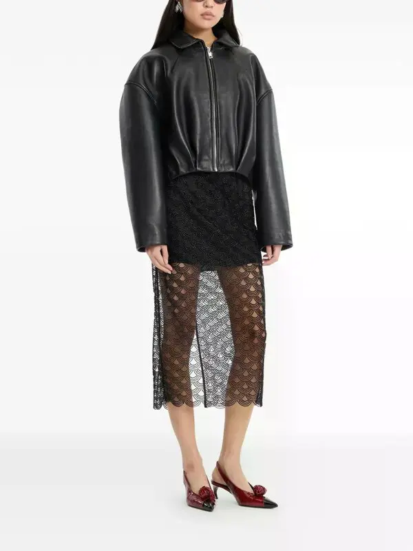 ROTATE BY BIRGER CHRISTENSEN Leather Jacket
