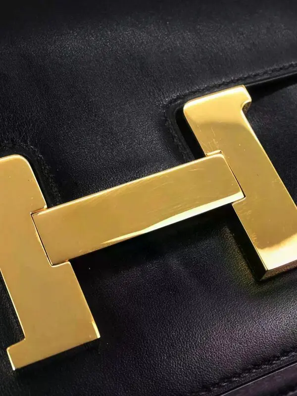Hermès 23 Constance Shoulder Bag - Black