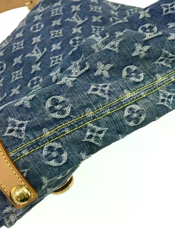 LOUIS VUITTON Monogram Denim Baggy Gm Shoulder Bag