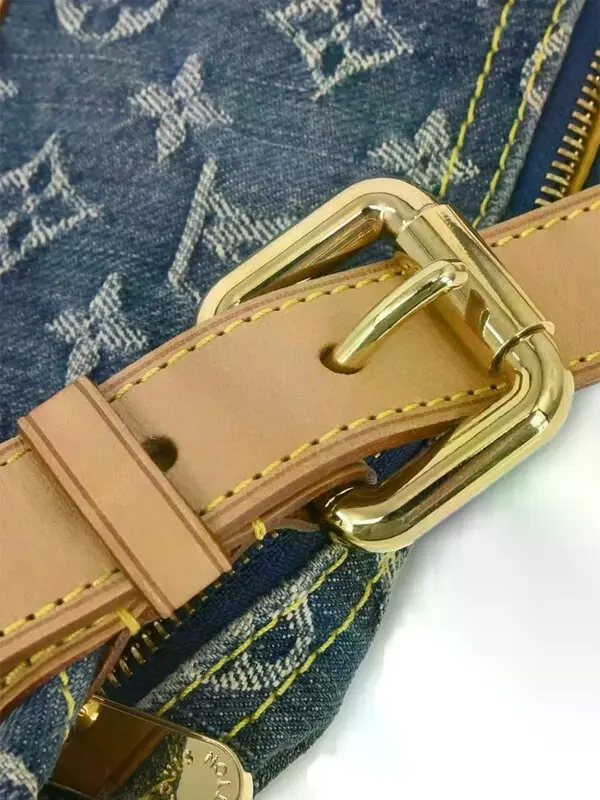 LOUIS VUITTON Monogram Denim Baggy Gm Shoulder Bag