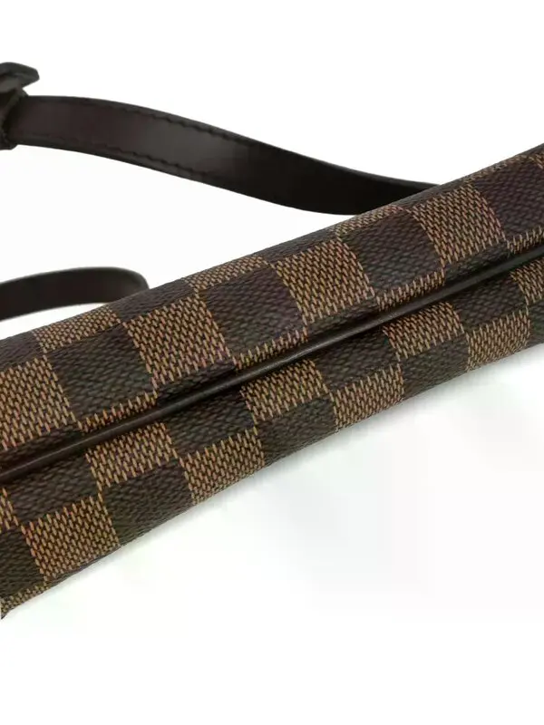 LOUIS VUITTON Musette Tango Damier Ebene Crossbody Bag