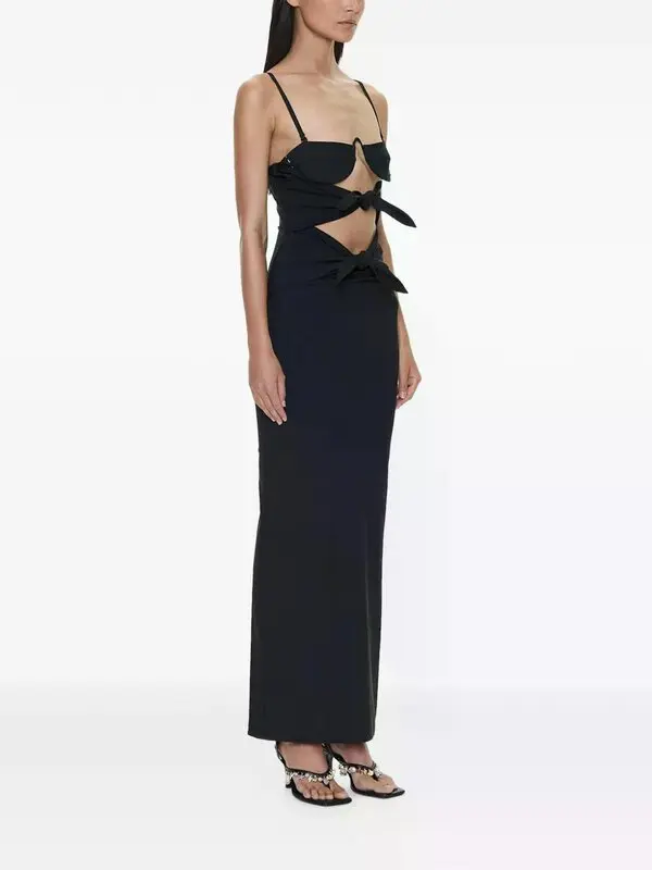 Christopher Esber Porto Tie-fastening Cutout Long Dress