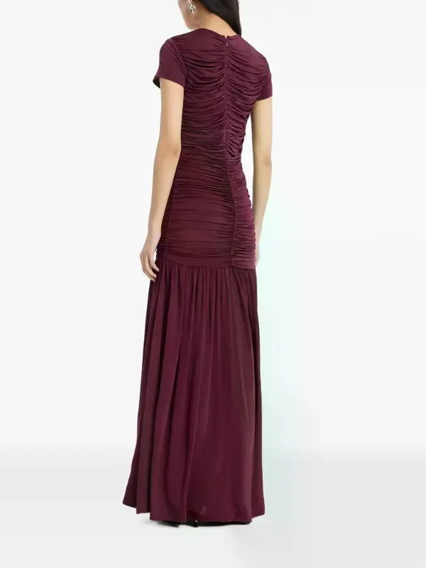 ROTATE BY BIRGER CHRISTENSEN Gathered Maxi Dress