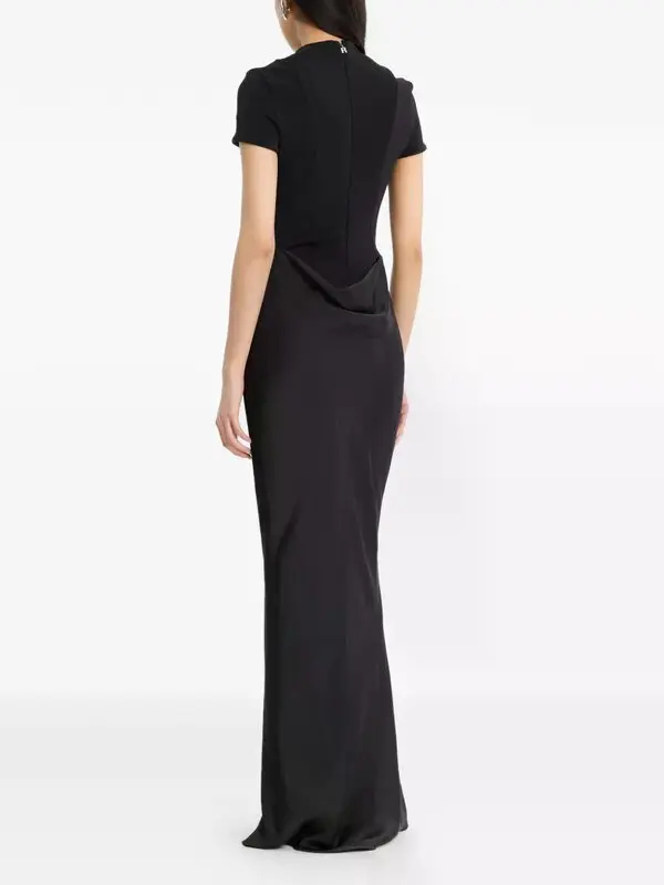 ROTATE BY BIRGER CHRISTENSEN Draped Maxi Dress