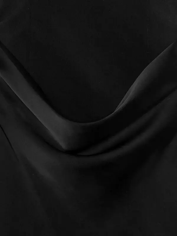 ROTATE BY BIRGER CHRISTENSEN Draped Maxi Dress
