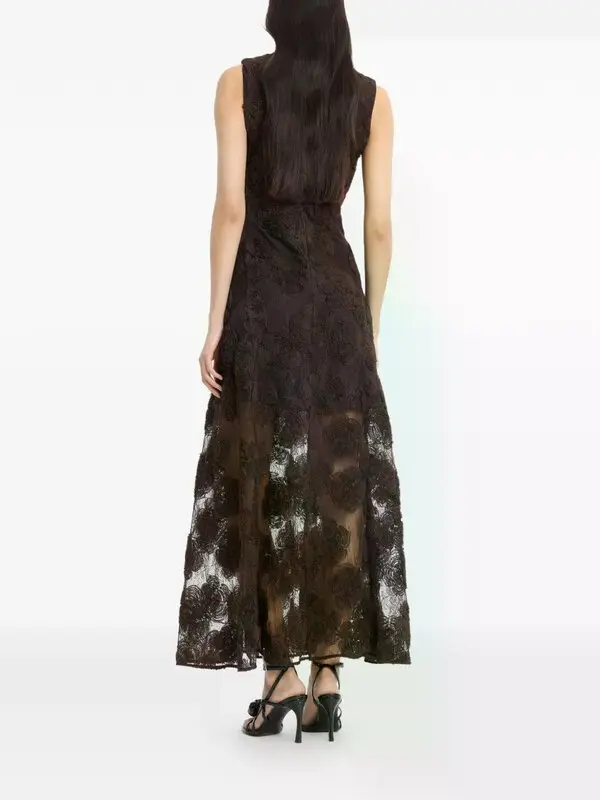 ROTATE BY BIRGER CHRISTENSEN Floral Maxi Dress