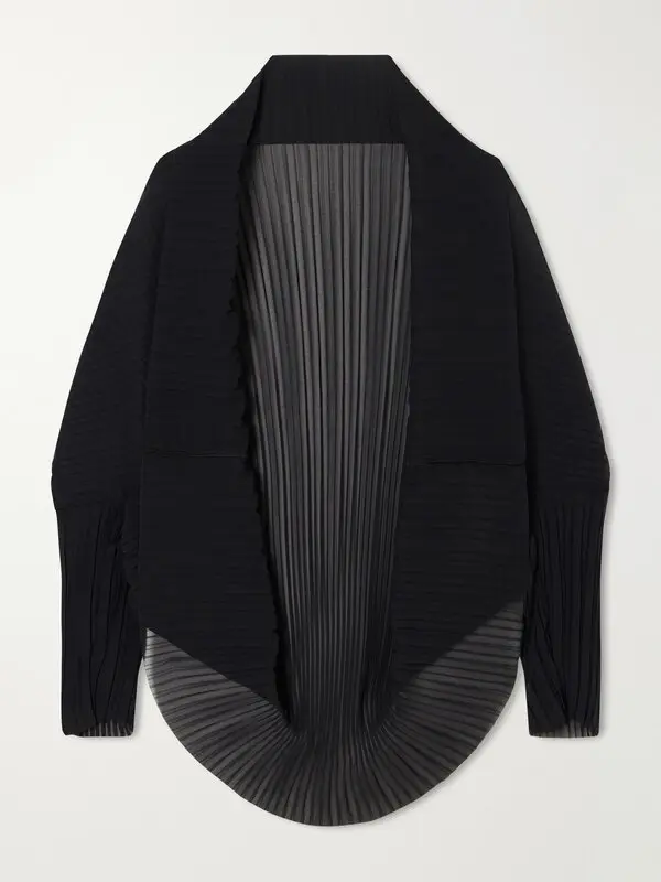 Max Mara Pleated Organza Blouse