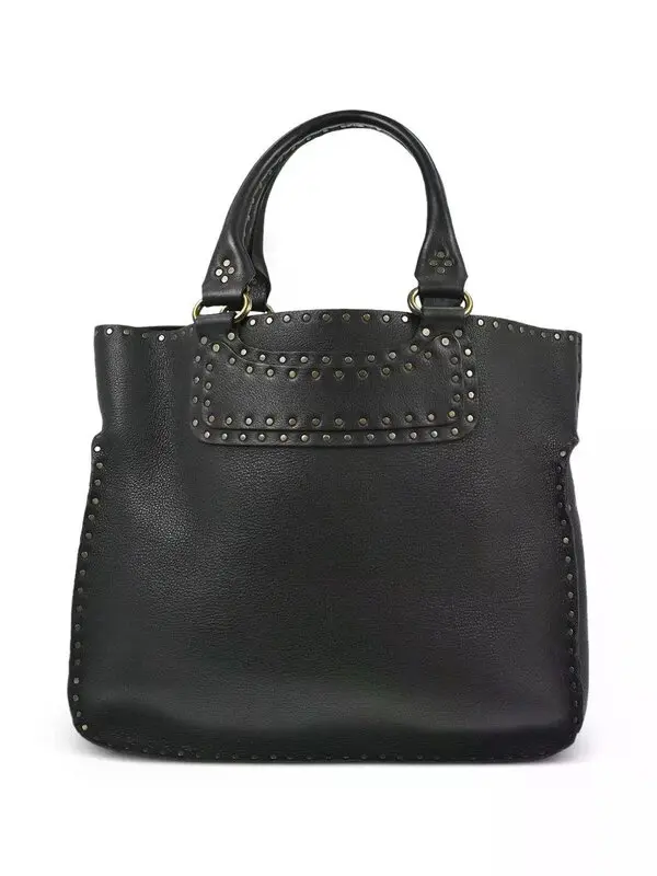 Celine Boogie Studded Tote Bag - Black