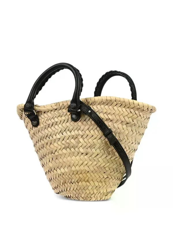 Balenciaga Le Cagole Basket Handbag - Neutrals
